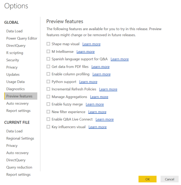 How To: Enable Preview Features in Power BI - Kumo Partners